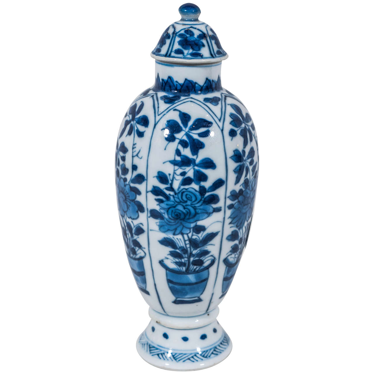 Small Chinese Blue and White Vase at 1stDibs