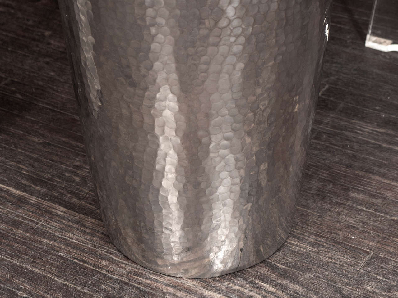 Hammered Metal Side Table at 1stDibs | hammered metal side tables ...