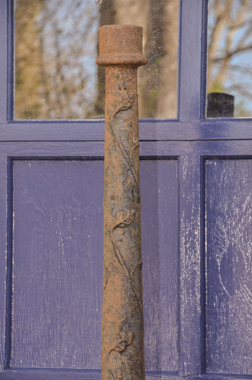 English Aesthetic Movement Cast Iron Lamp Post For Sale at 1stDibs ...