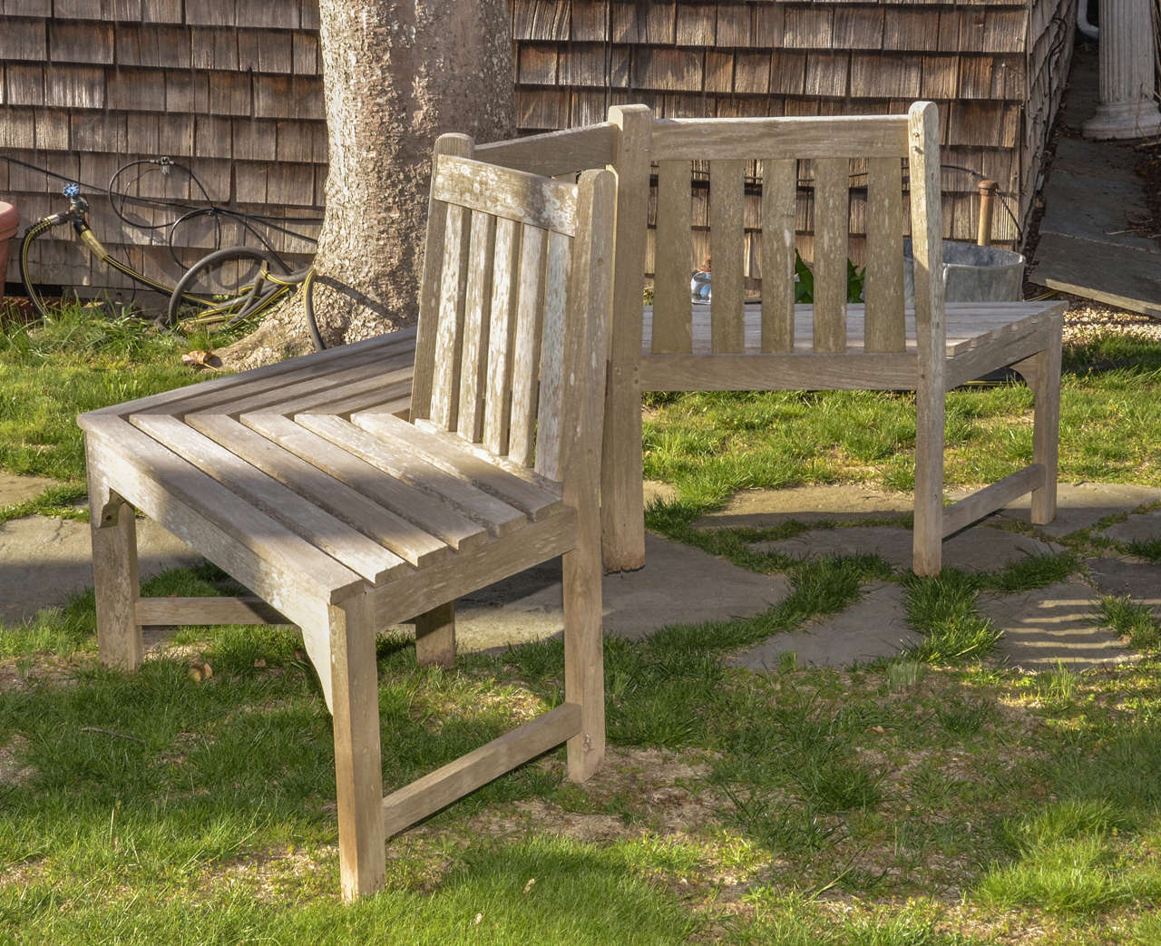 English Teak Tree Surround Bench at 1stDibs | teak tree seats