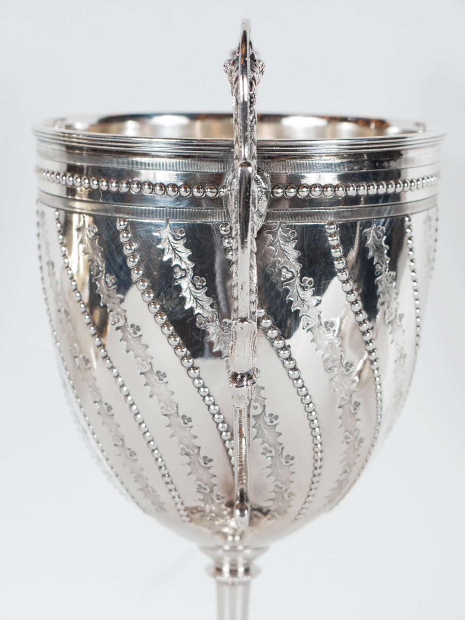 Elegant Hollywood Regency Silver Plated Chalice at 1stDibs