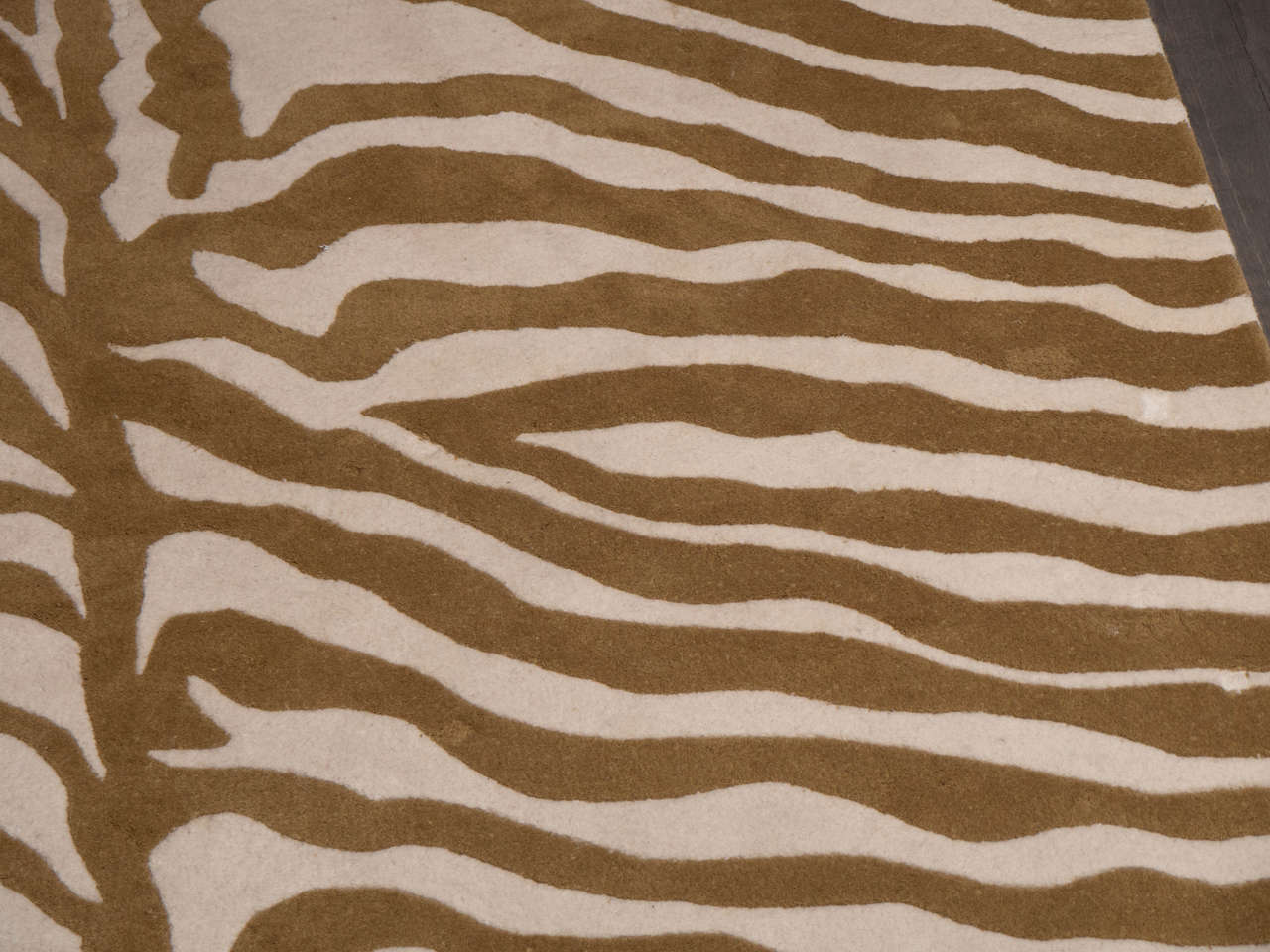 Beautiful Indian Modernist Zebra Print Rug in Wool For Sale at 1stDibs ...
