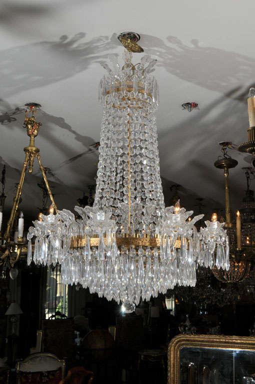 Waterford crystal chandelier at 1stDibs