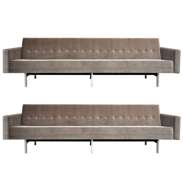 George Nelson Sofa Pair at 1stDibs
