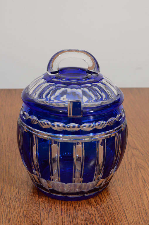 Val St. Lambert Jar For Sale at 1stDibs