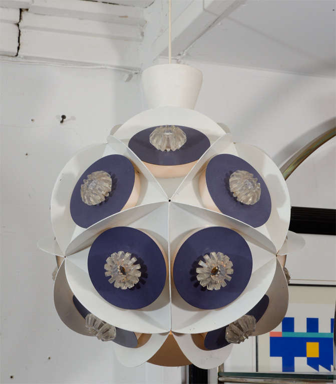 Danish Geometric Light Fixture at 1stDibs