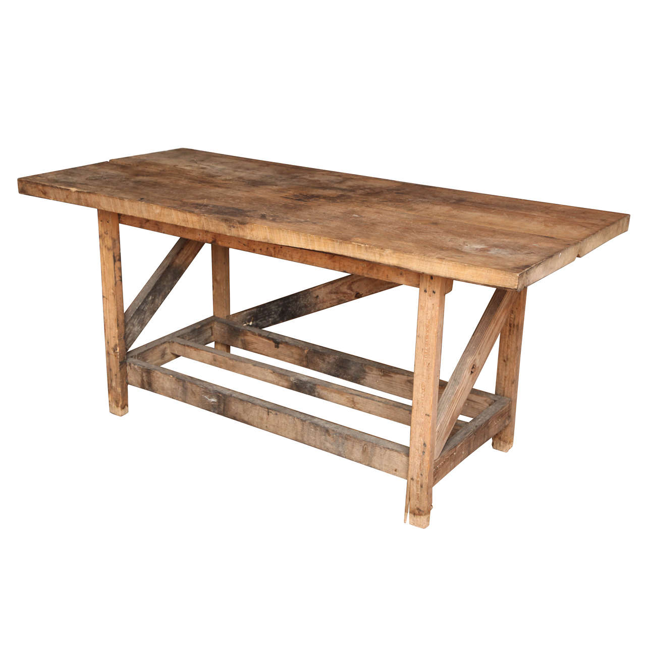 Vintage Work Table For Sale at 1stDibs