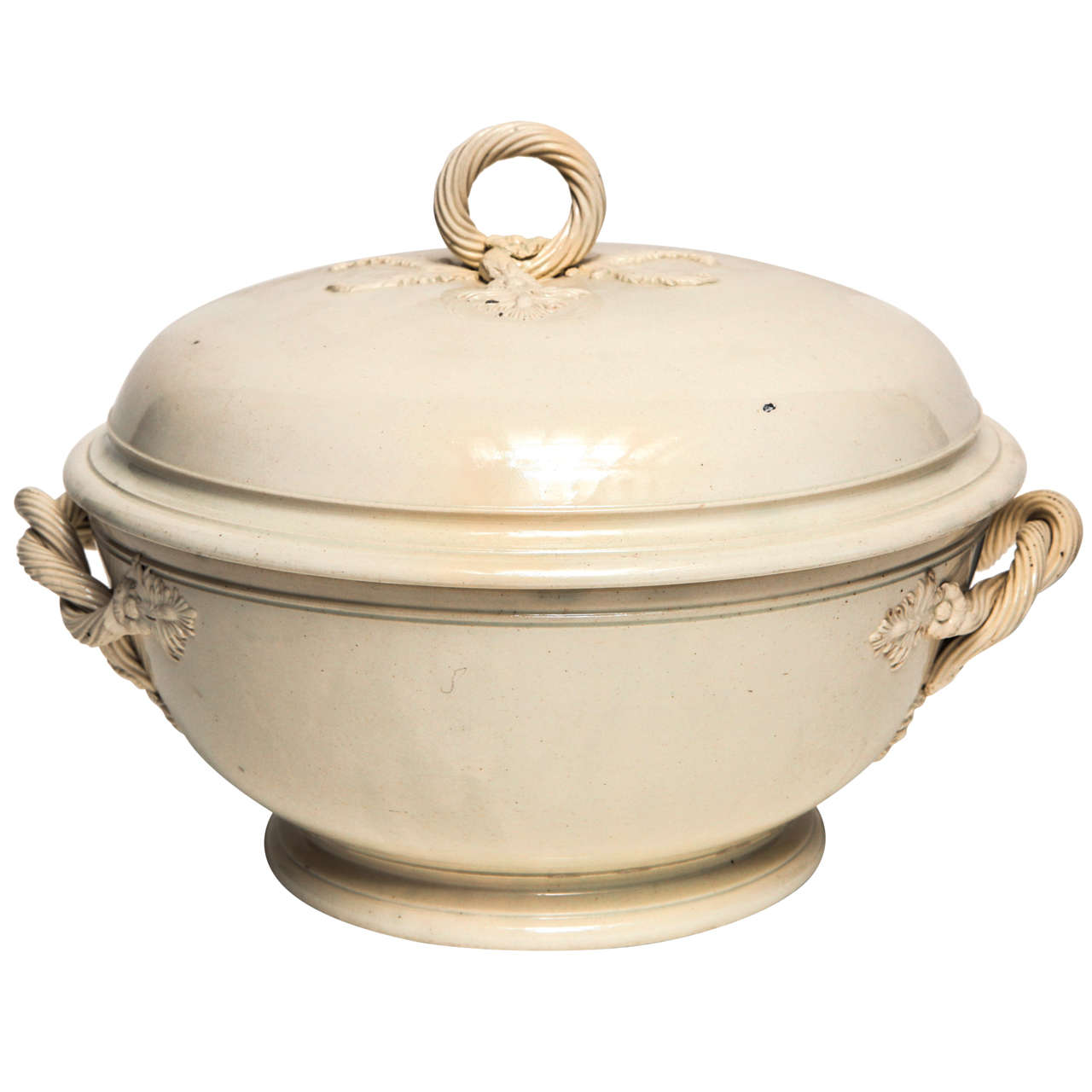 18th Century Leeds Creamware Tureen For Sale at 1stDibs