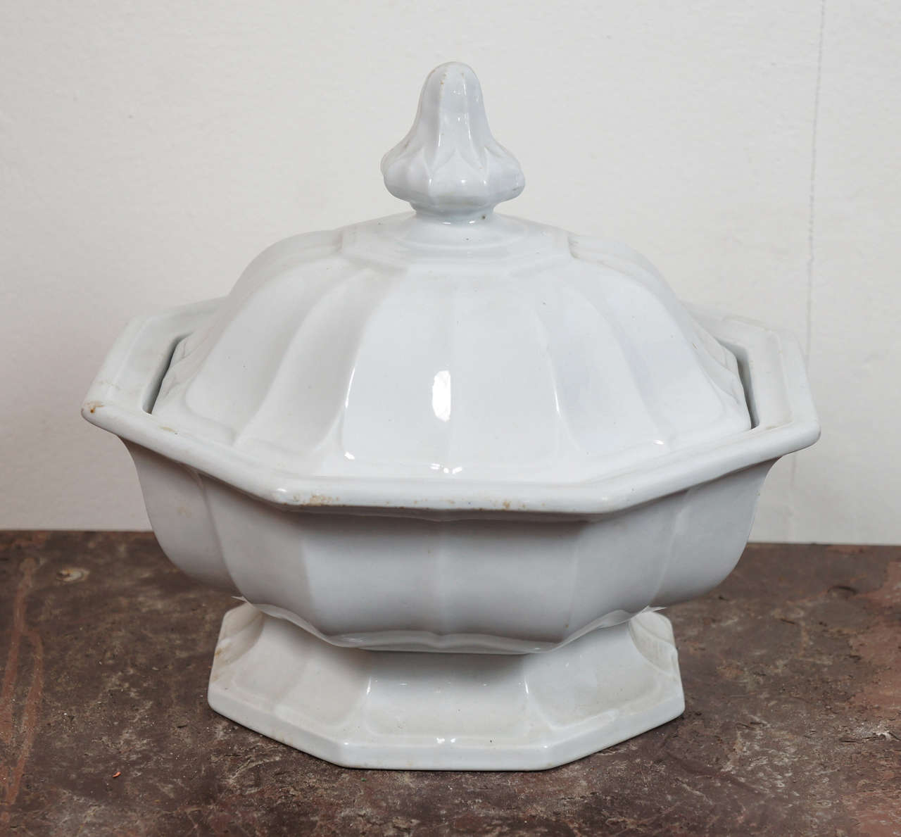 Ironstone Footed Tureen with Cover For Sale at 1stDibs