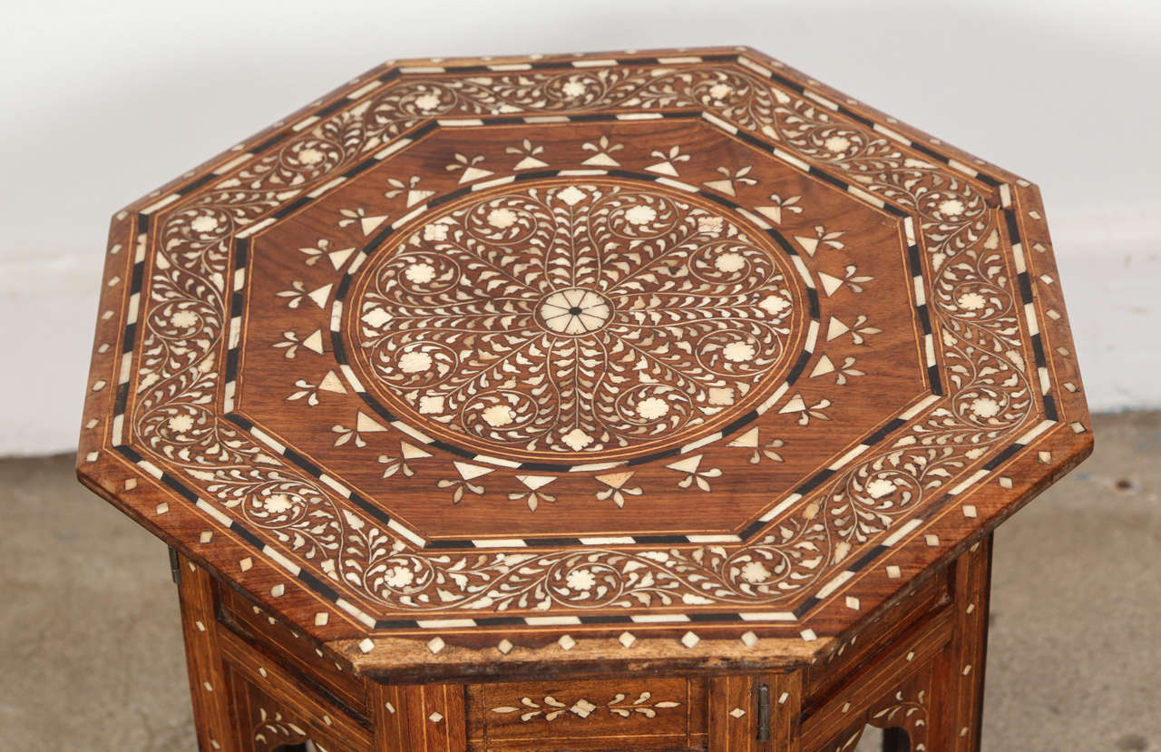 Anglo Indian Inlaid Octagonal Side Table at 1stDibs | indian side ...