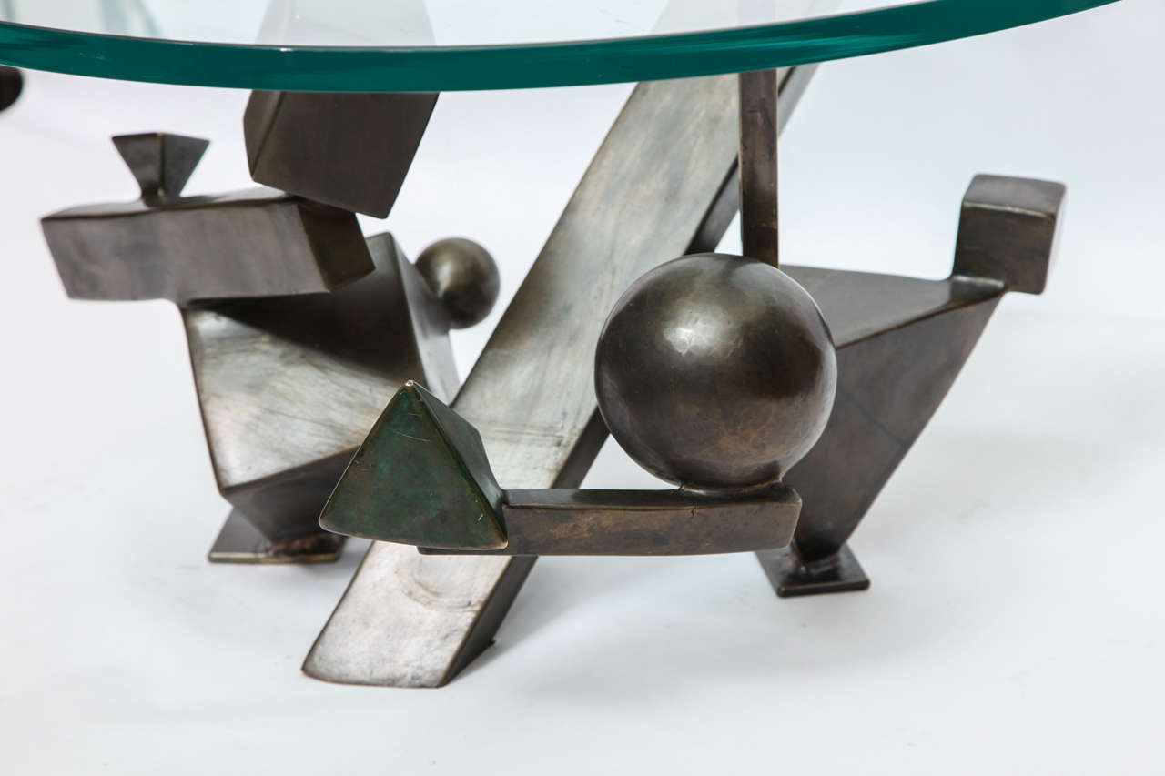 1930's American Modernist Cubist Table at 1stDibs