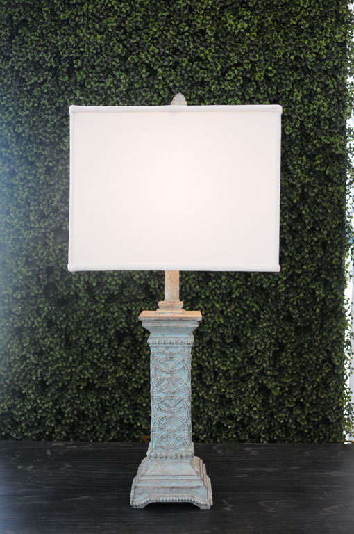 Pair Of Celtic Knot Motif Table Lamps For Sale at 1stDibs