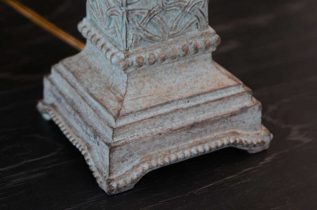 Pair Of Celtic Knot Motif Table Lamps For Sale at 1stDibs