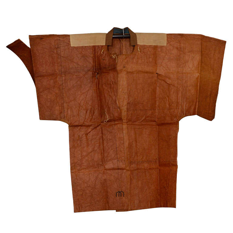 Japanese Paper Raincoat For Sale at 1stDibs