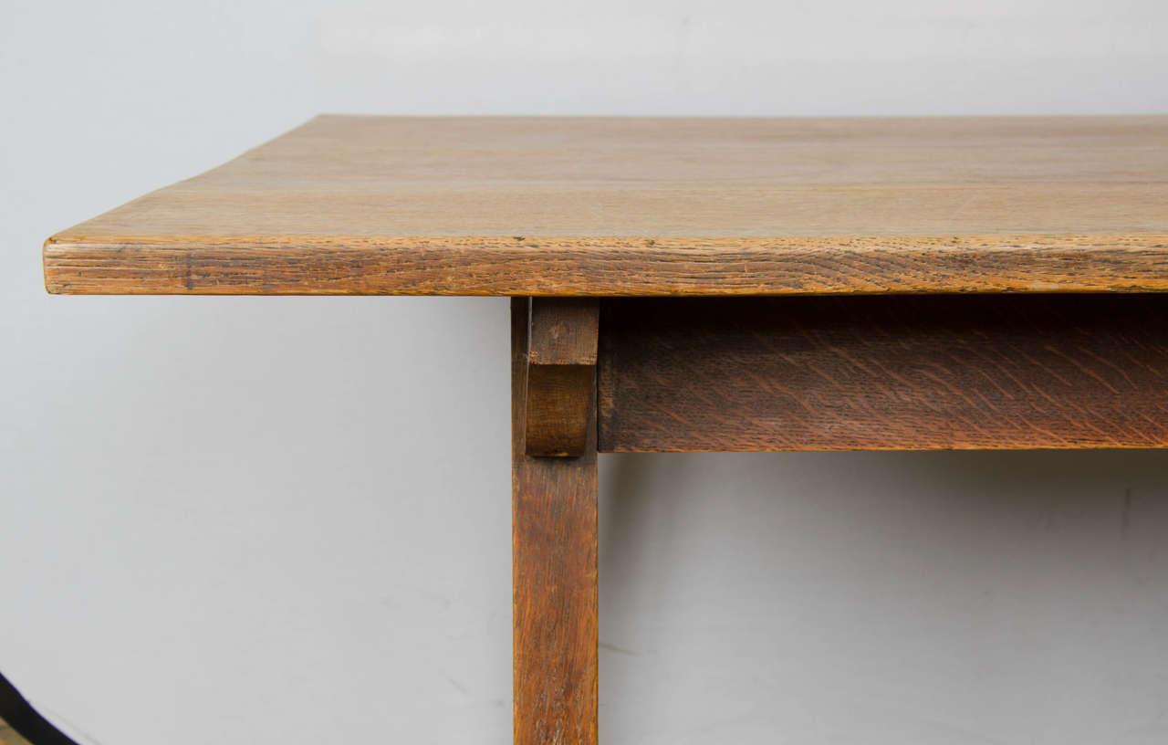 Oak Arts and Crafts Rectangular Dining Table at 1stDibs | stickley ...
