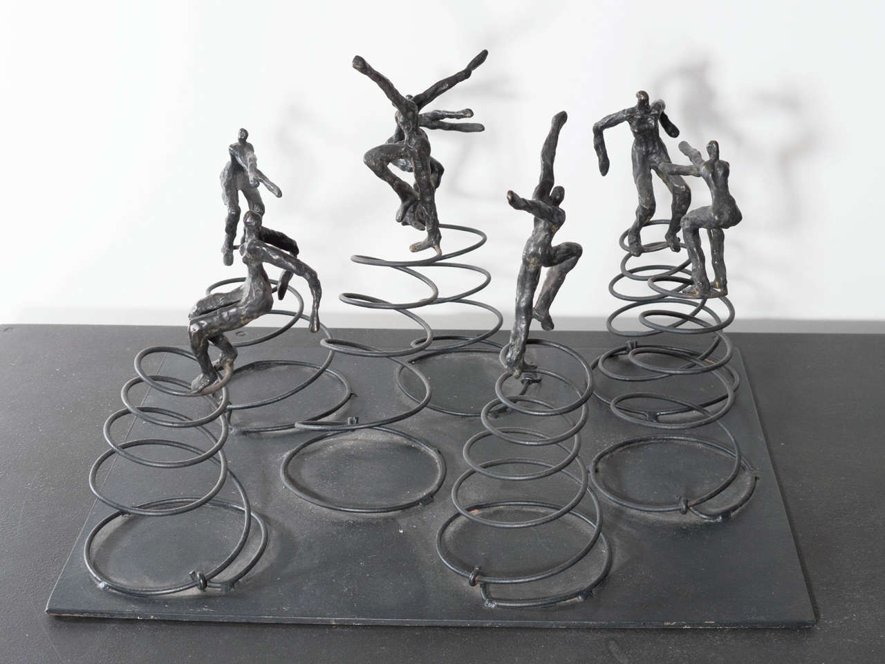 Nathalie Decoster "Brain Storming" Bronze Sculpture For Sale at 1stDibs