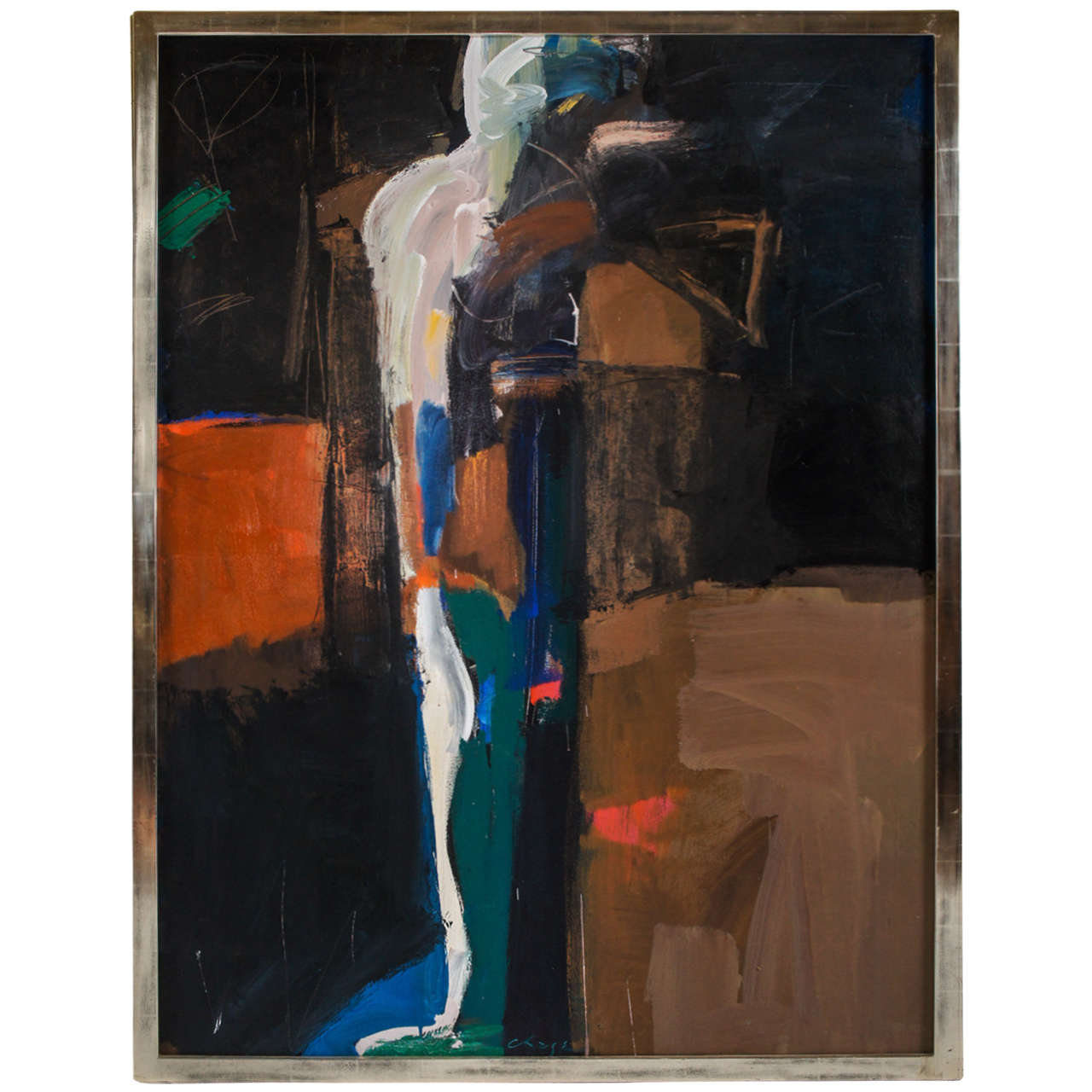 Jamie Chase - Large Oil on Canvas, 'Explorer II', 1994 at 1stDibs