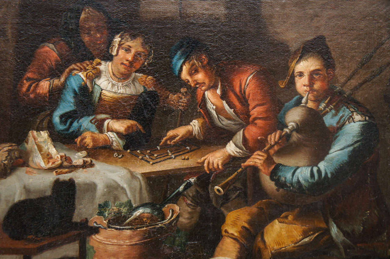 Dutch or Flemish Genre Painting, circle of Adriaen Brouwer, circa 1620 ...