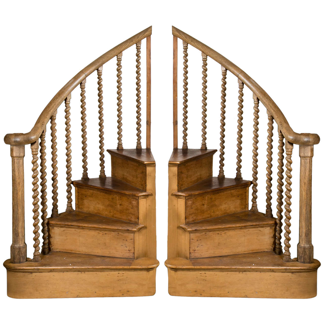 Wood Stairs - 43 For Sale at 1stdibs