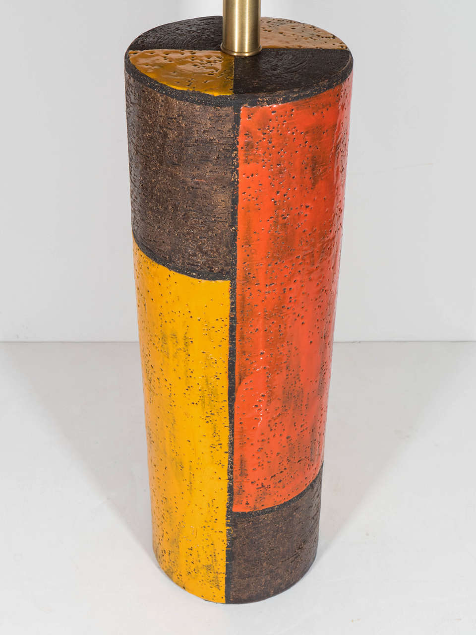 Midcentury Pair of Raymor Bitossi Ceramic Table Lamps at 1stDibs