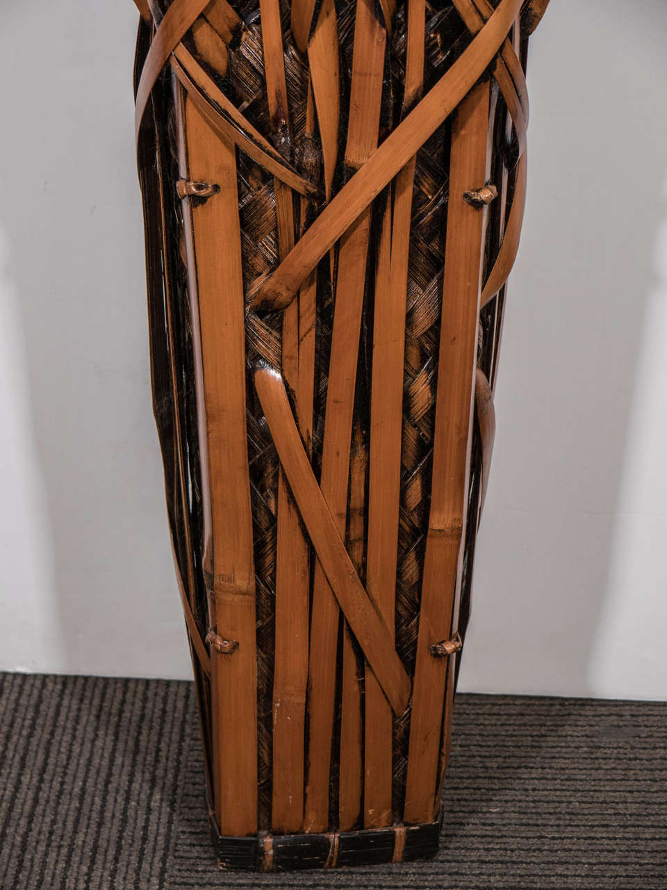 Meiji Period Japanese Bamboo Ikebana Basket at 1stDibs | japanese ...