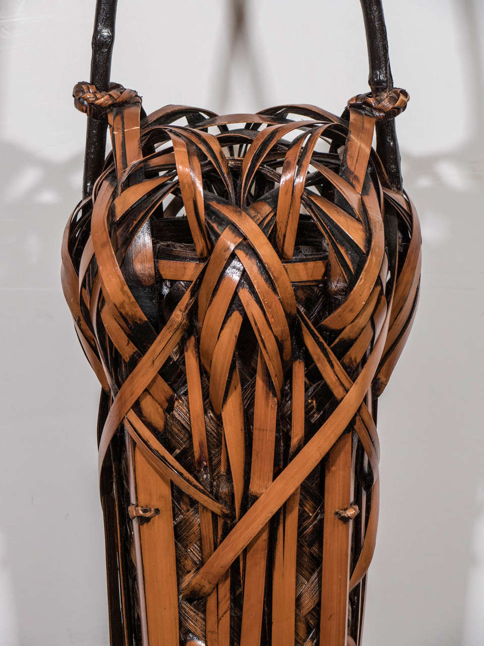 Meiji Period Japanese Bamboo Ikebana Basket at 1stDibs | japanese ...