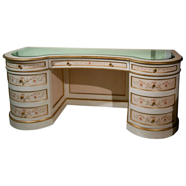 Painted French Vanity Table at 1stDibs