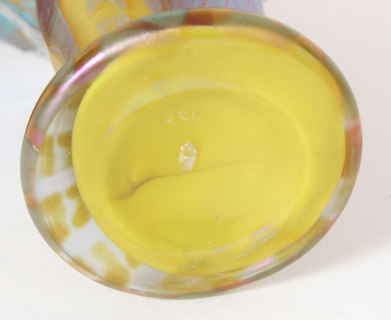Loetz Silver Overlay Glass Vase, 1900 at 1stDibs