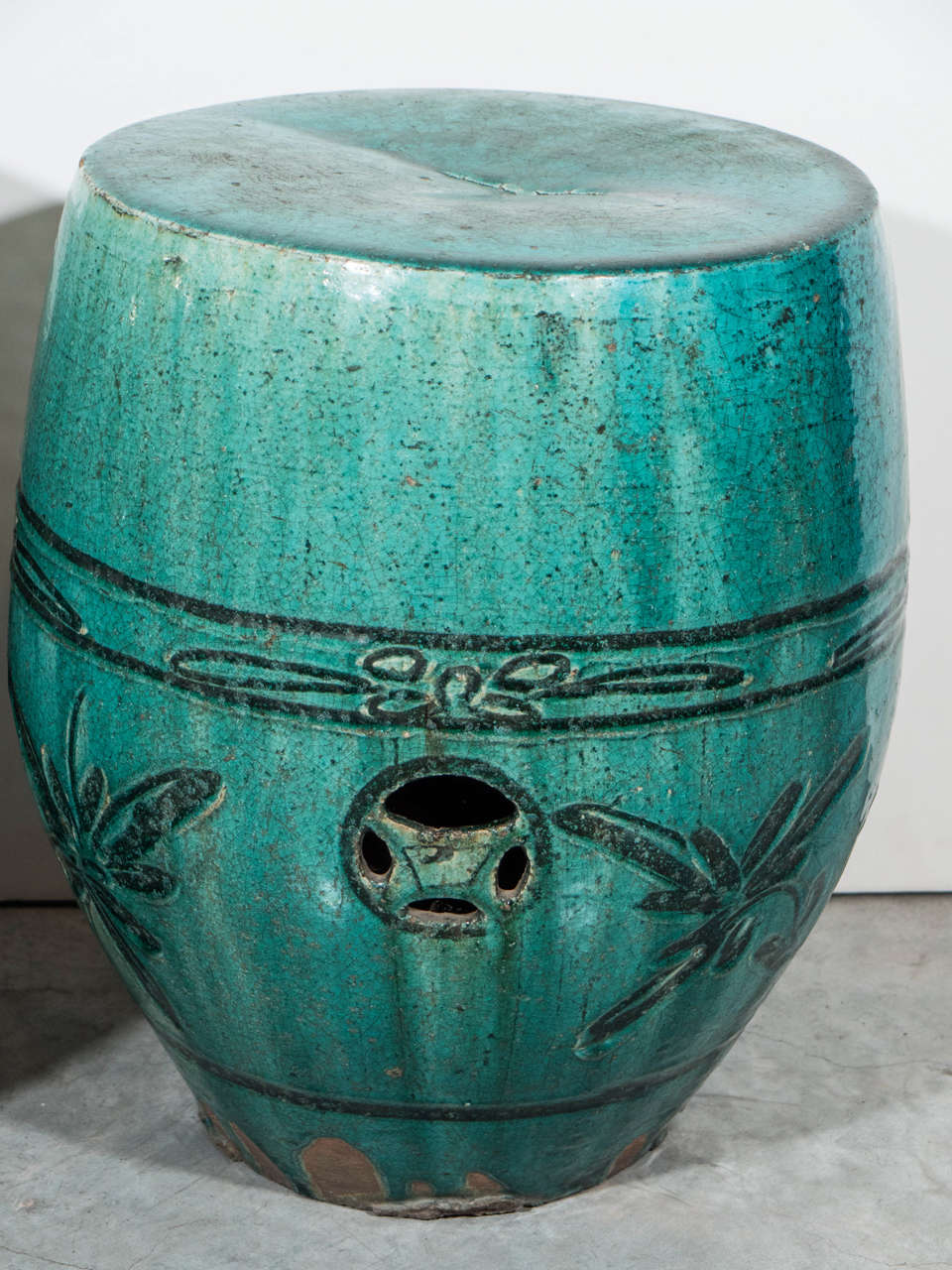 Ceramic Garden Stools, c. 1900 at 1stDibs