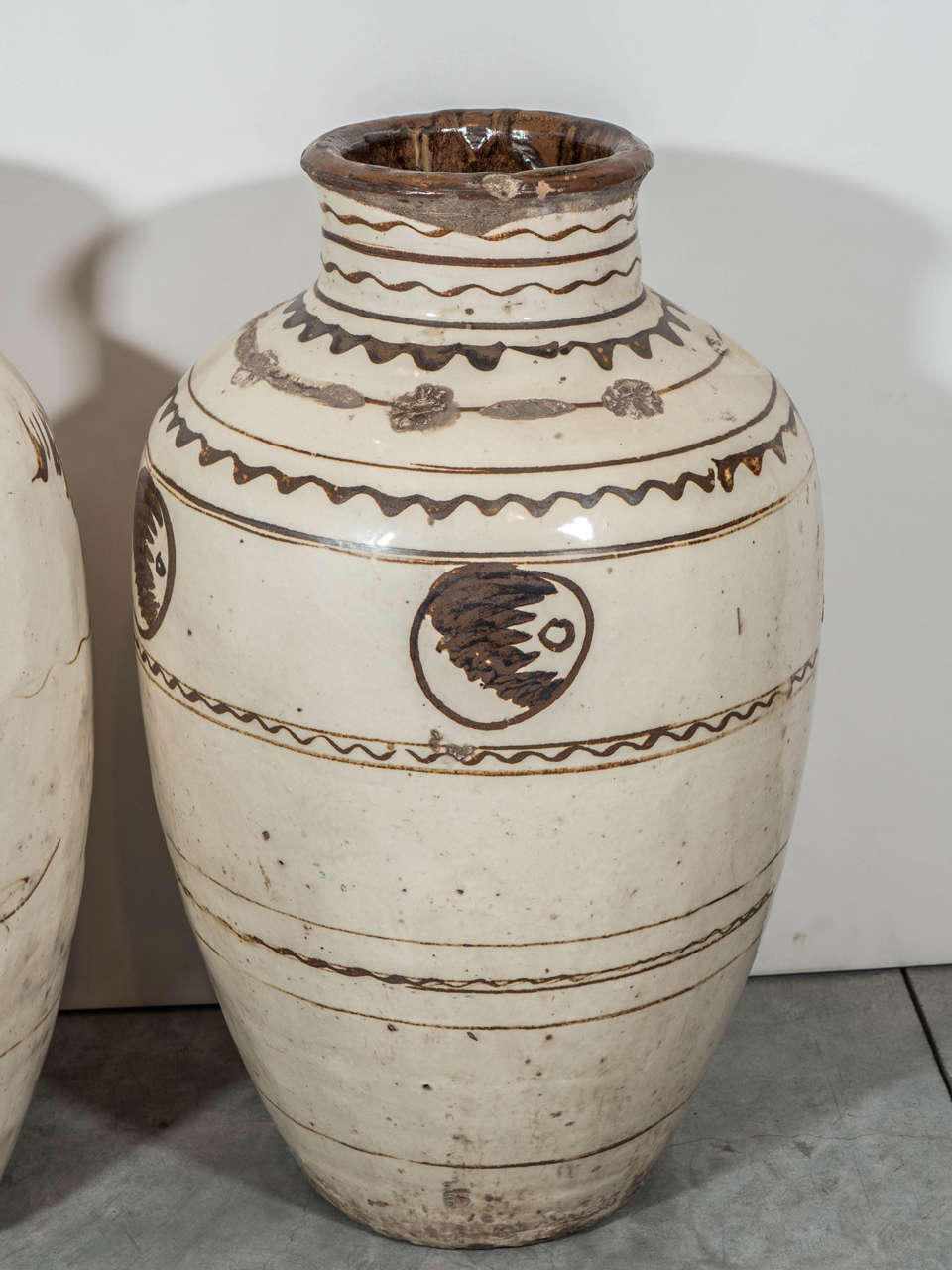 Early 19th Century Chinese Ceramic Wine Jars at 1stDibs