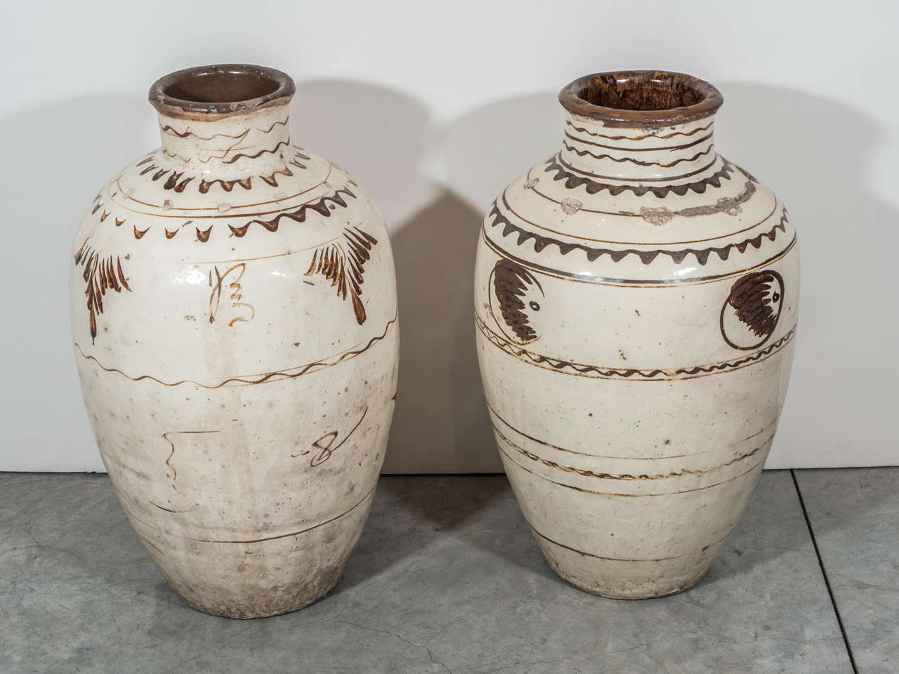 Early 19th Century Chinese Ceramic Wine Jars at 1stDibs