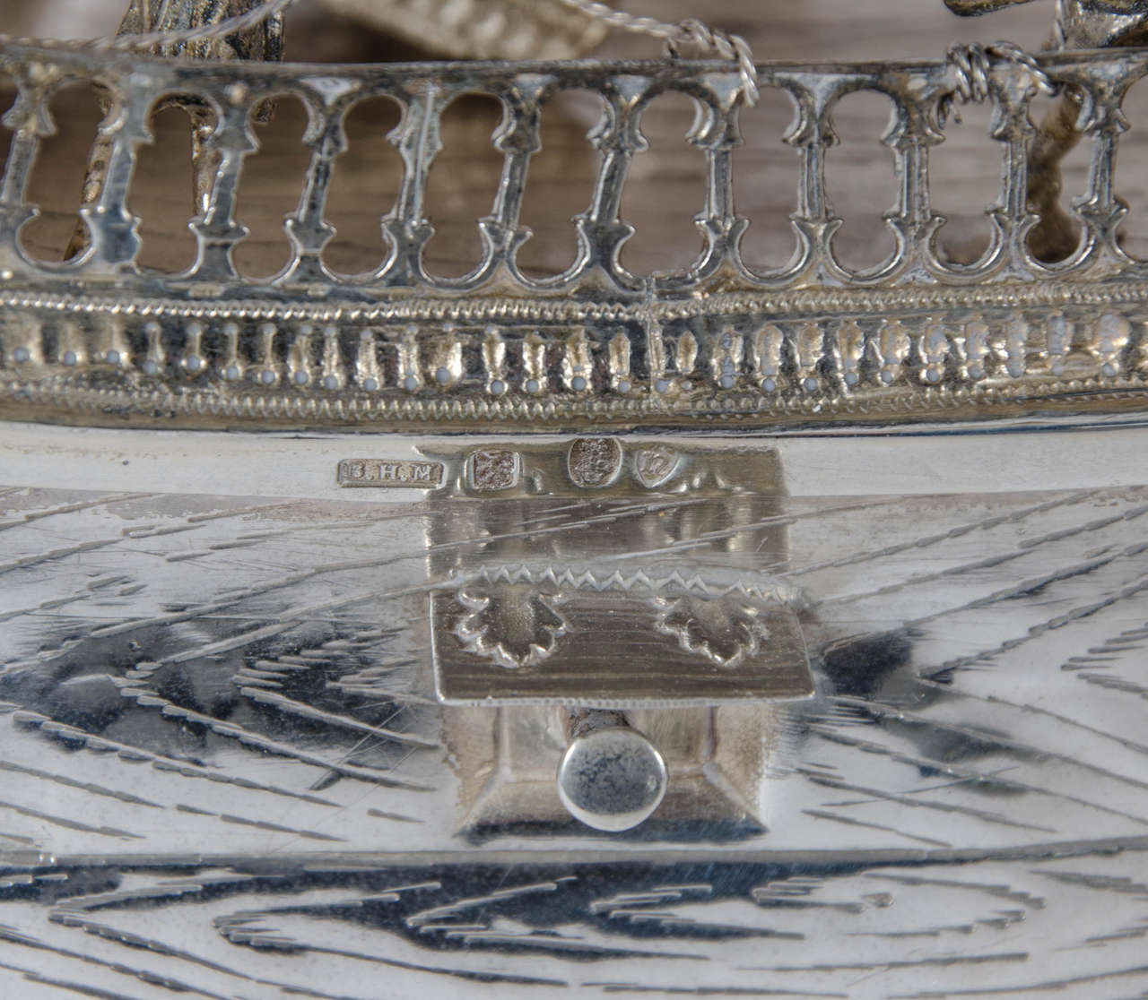 Large Silver Table Nef by Ludwig Neresheimer and Co. For Sale at 1stDibs