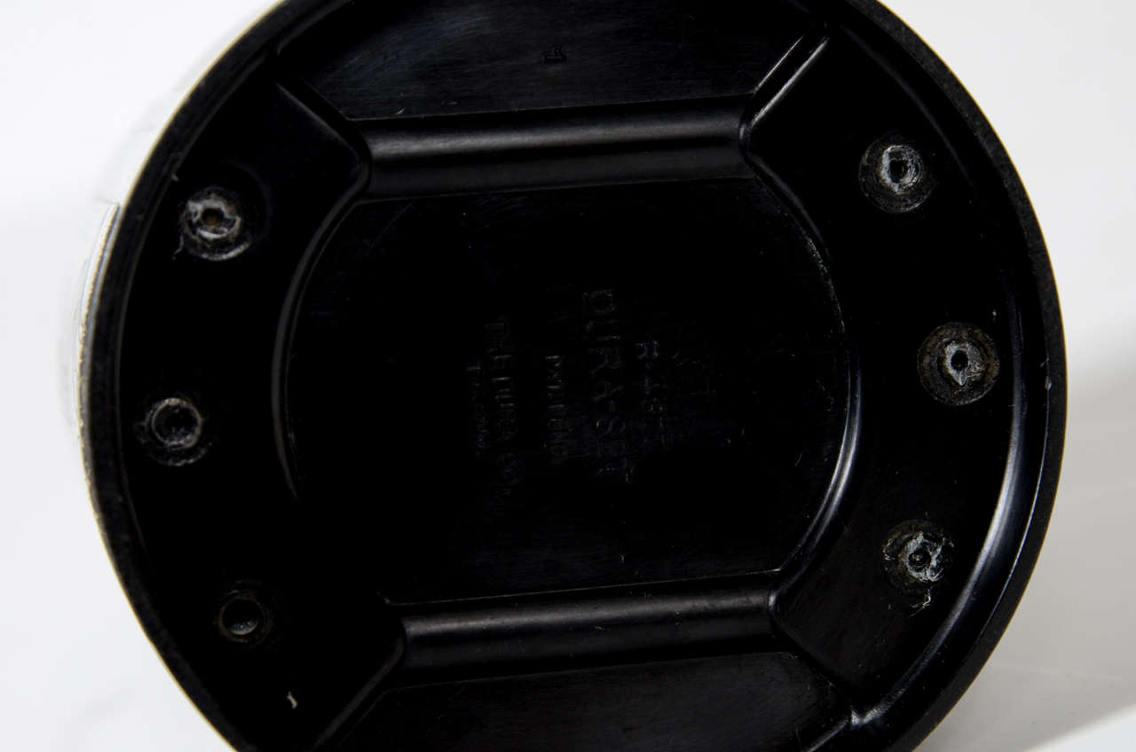 Gorgeous Art Deco Bakelite and Chrome Coaster Set at 1stDibs