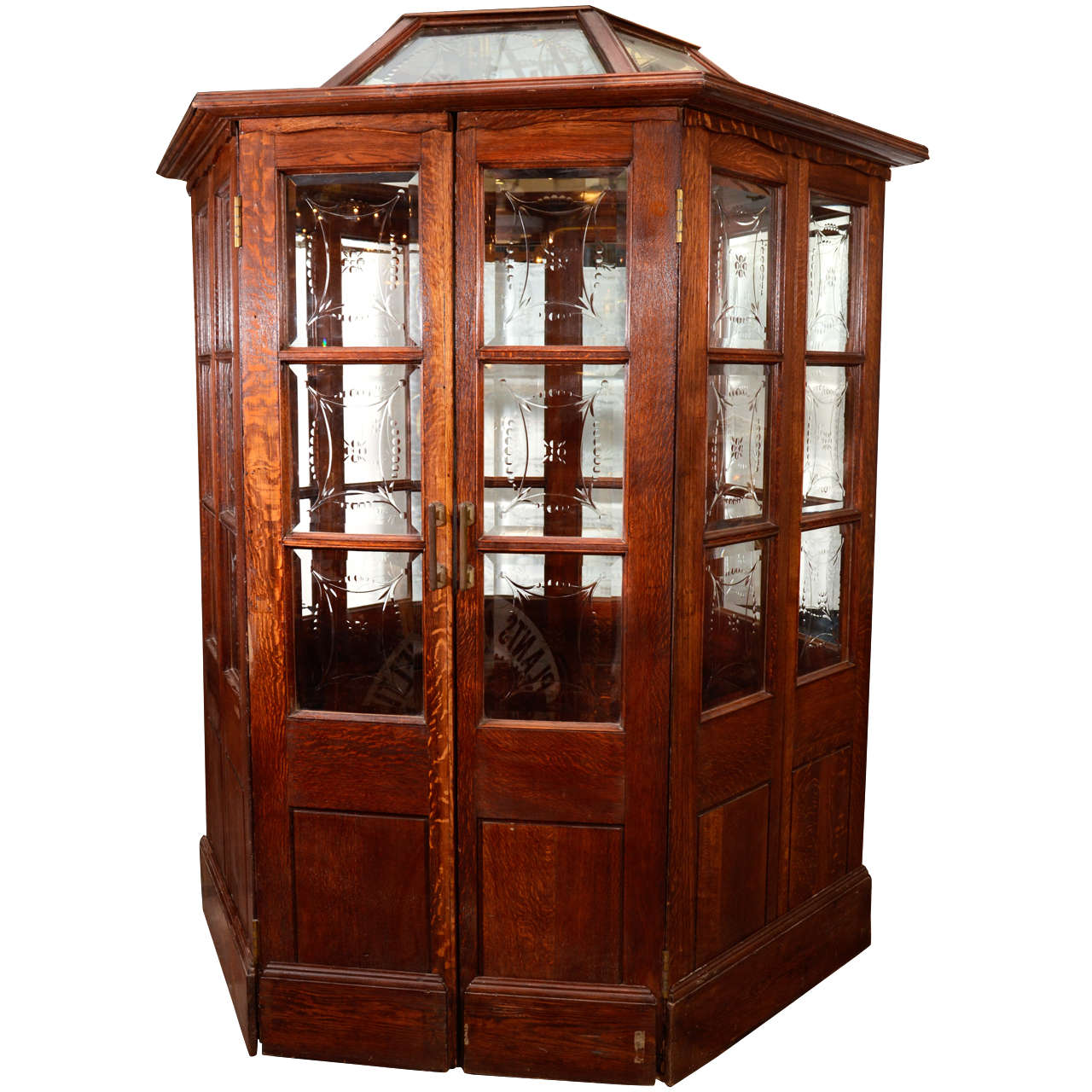 19th Century Oak Booth from London's Crystal Palace, 1851 at 1stDibs