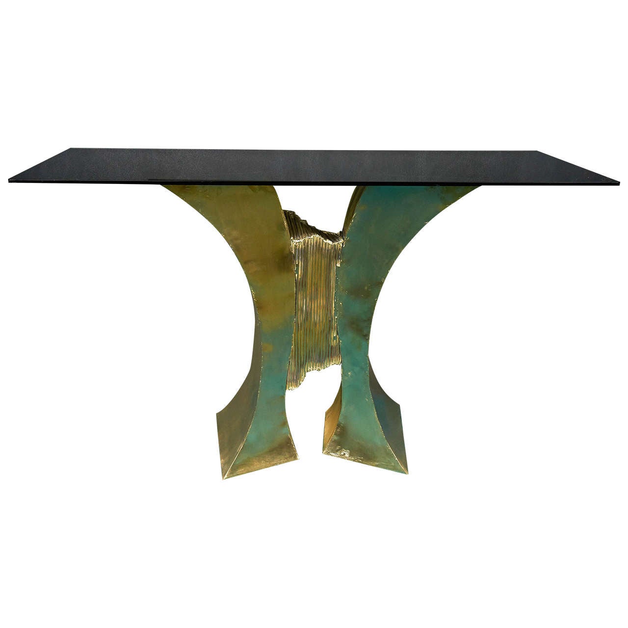 1960s French Brutalist Console at 1stDibs