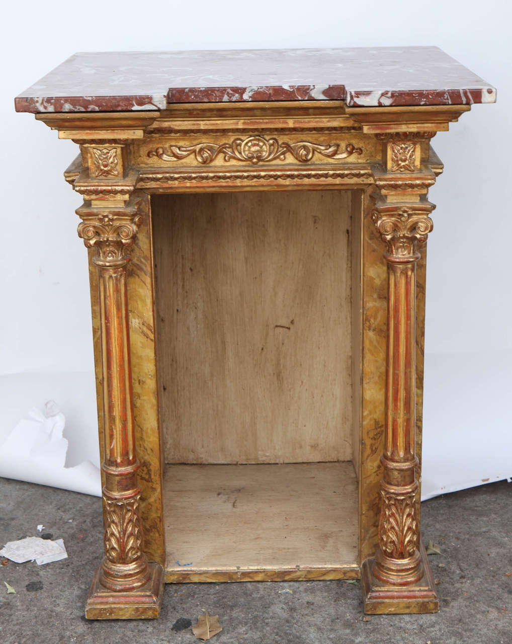 19th Century Italian Giltwood Display Table with Marble Top For Sale at ...