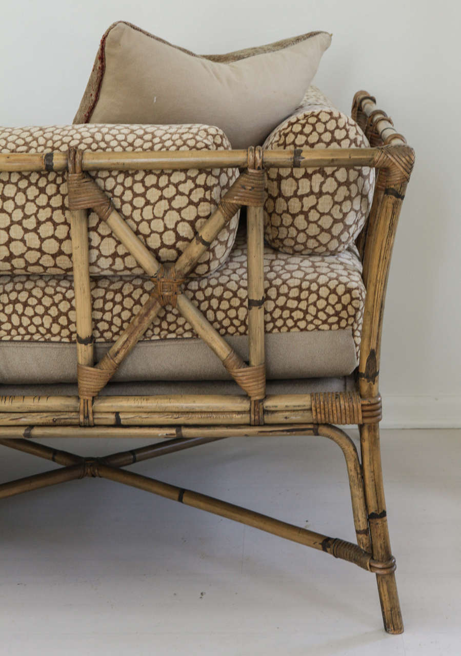 Vintage Bamboo Daybed Sofa at 1stDibs | bamboo daybeds