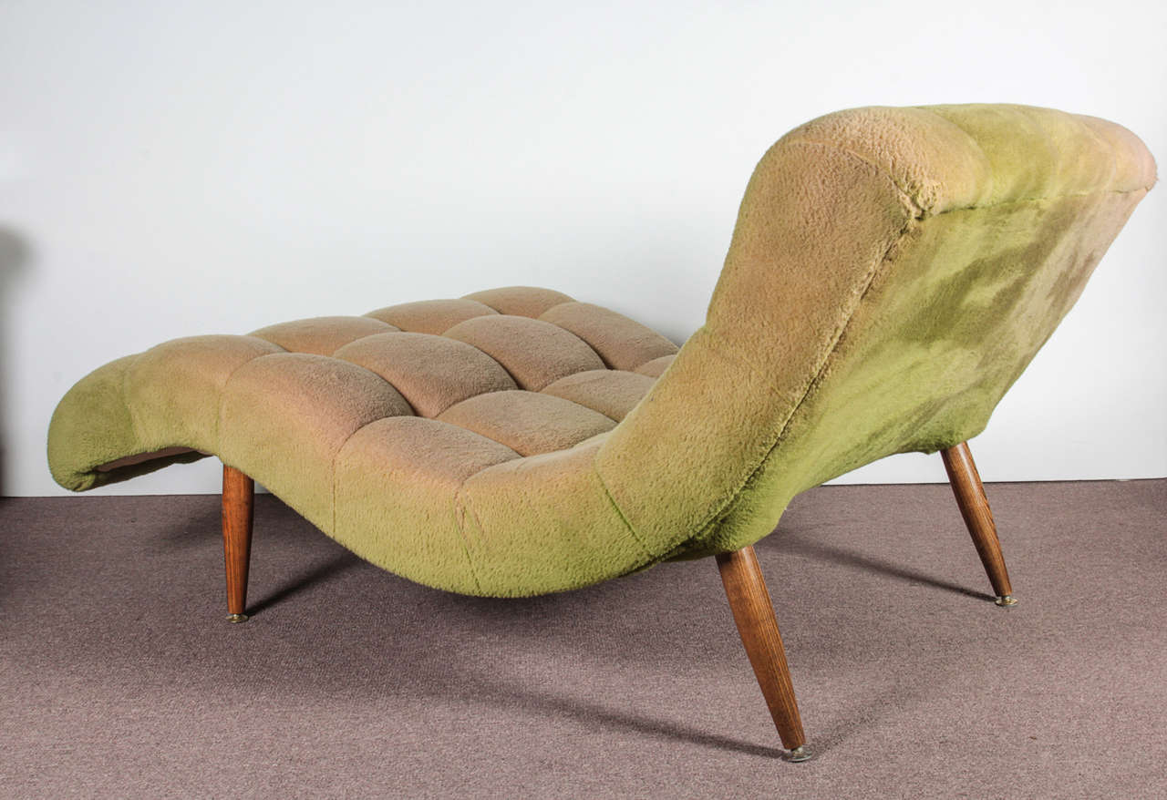 Modernist Wave "S" Curve Lounge chair / chaise - Adrian Pearsall at 1stDibs