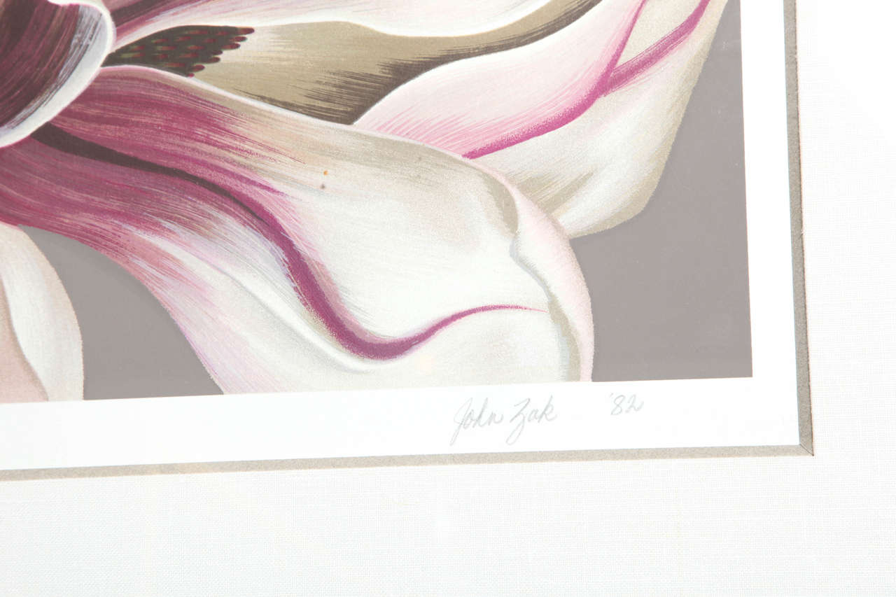 Large Framed Lithograph by John Zak at 1stDibs | john zak artist