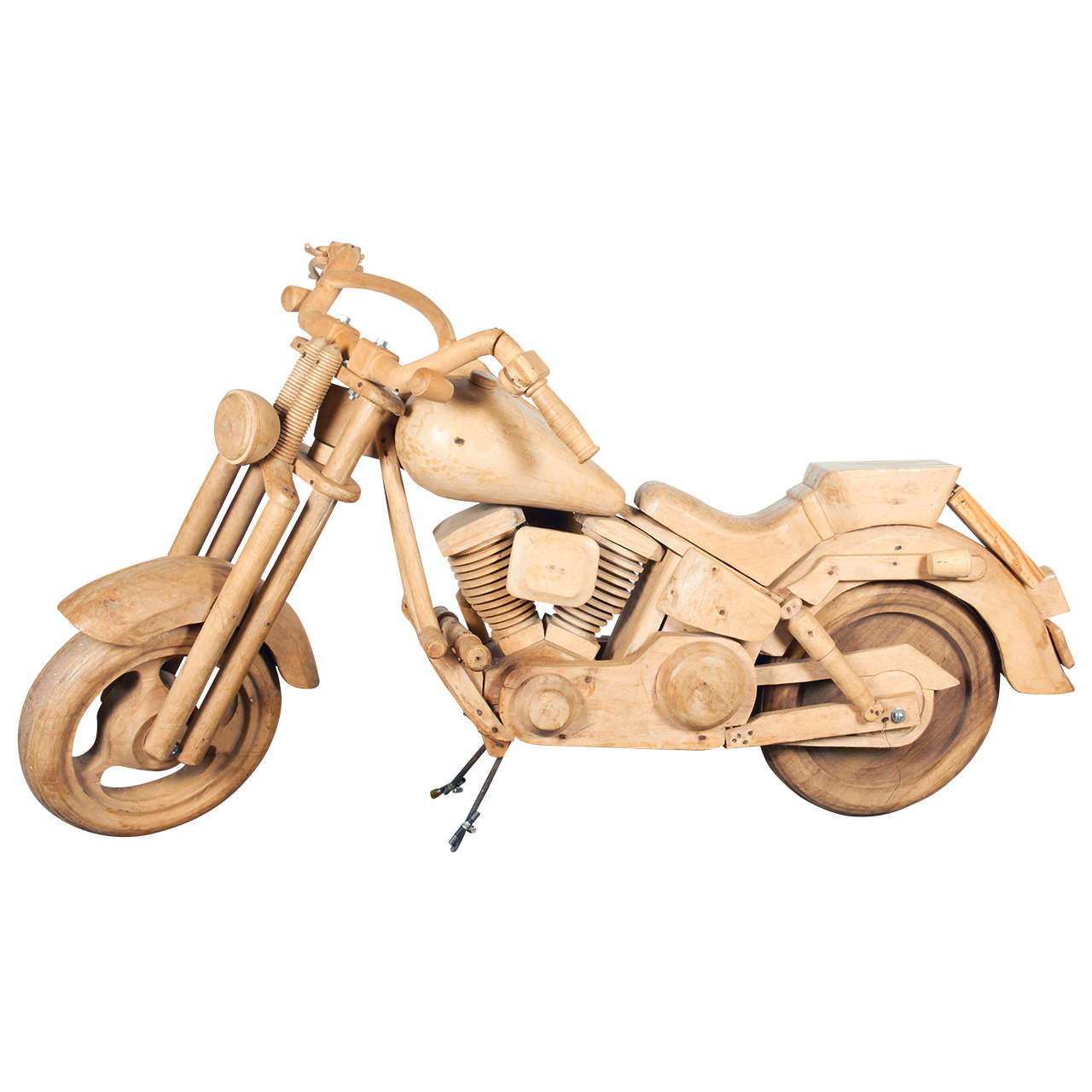 Wooden Motorcycle Replica For Sale at 1stDibs