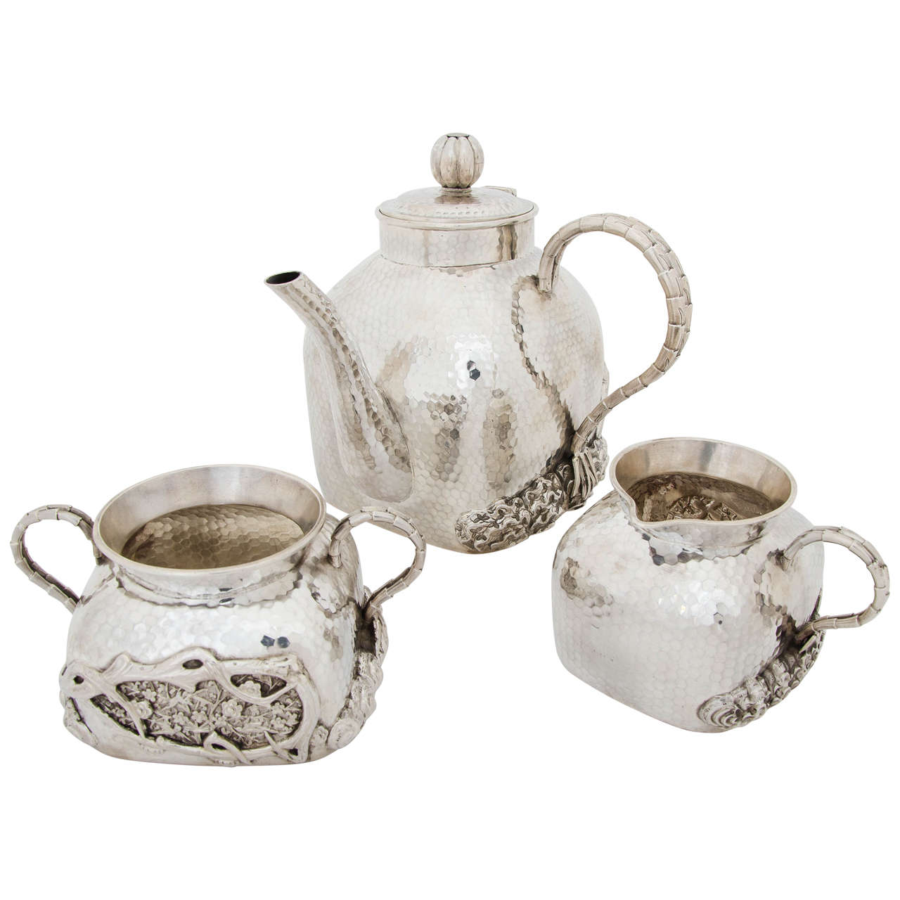 Chinese Silver Teaset at 1stDibs | chinese silver tea set