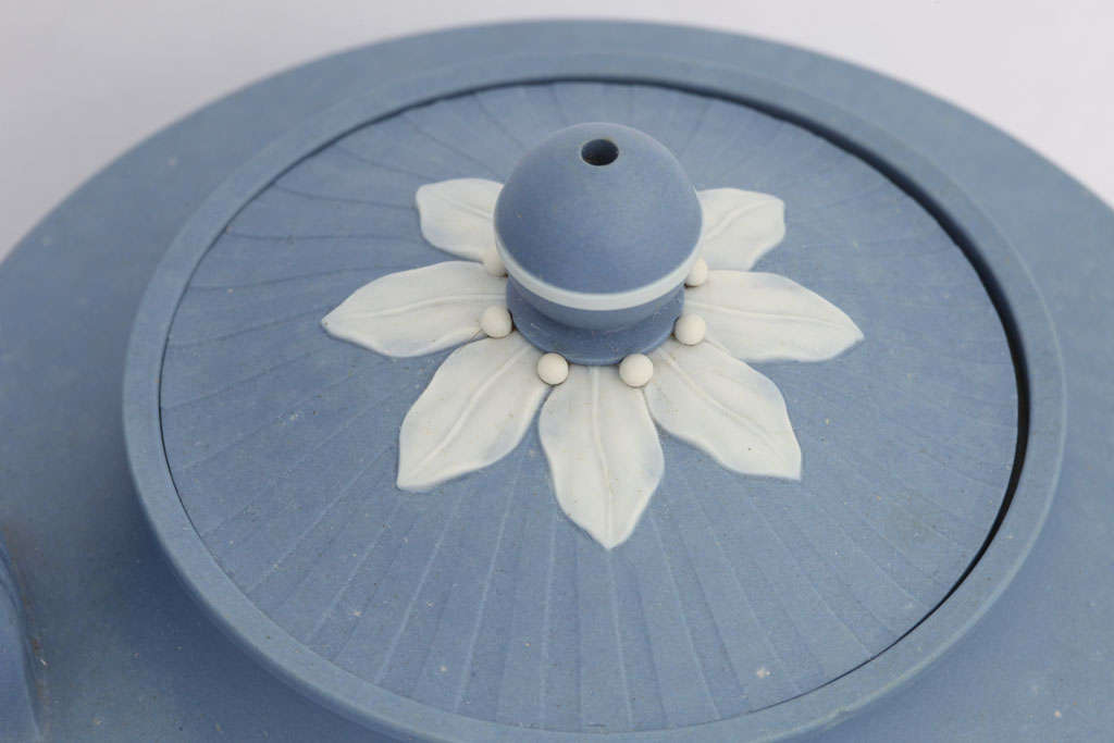 A Rare Signed Neale and Co Jasper Teapot For Sale at 1stDibs