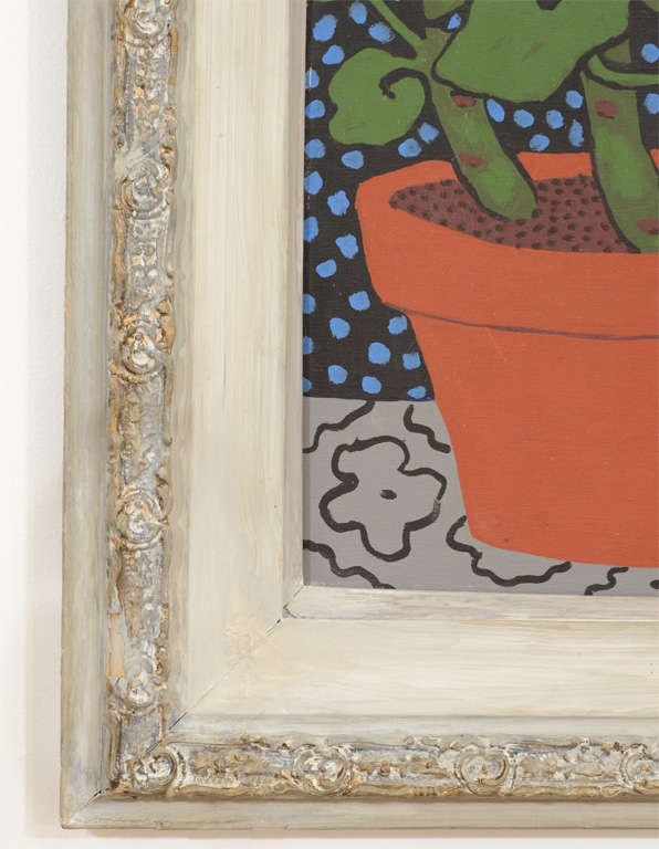 "Geraniums at Night" Painting by Mary Beth Edelson at 1stDibs