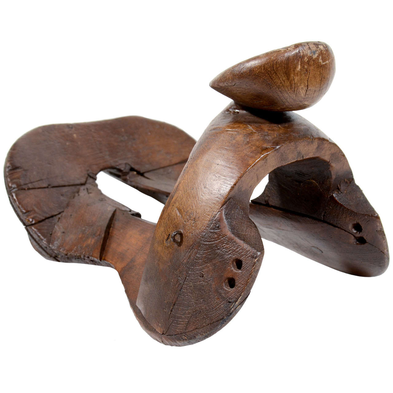 Rare Antique Rustic Hand Carved Wooden Horse Saddle at 1stDibs | wooden ...