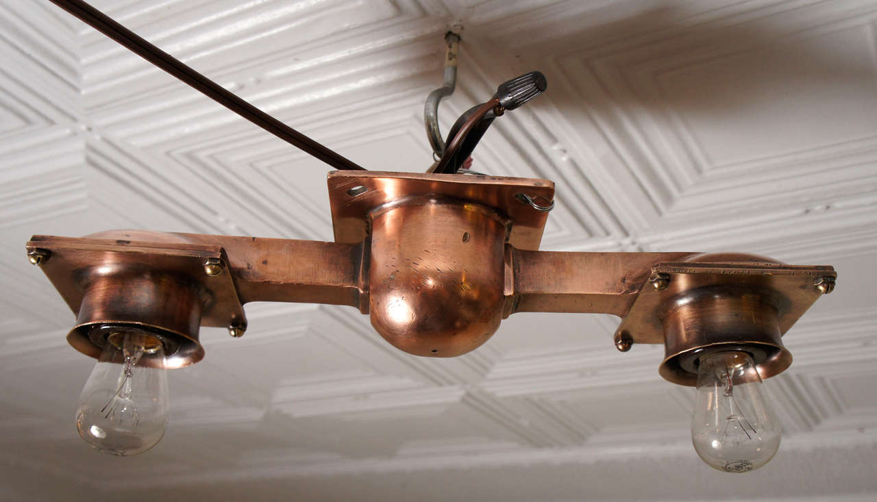Flush Mount Fixture from the original NYC Subway Design For Sale at 1stDibs