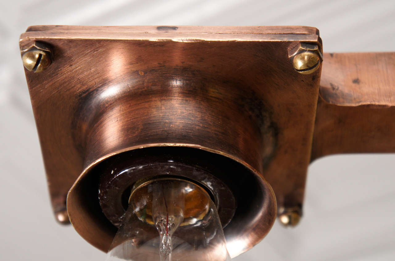 Flush Mount Fixture from the original NYC Subway Design For Sale at 1stDibs