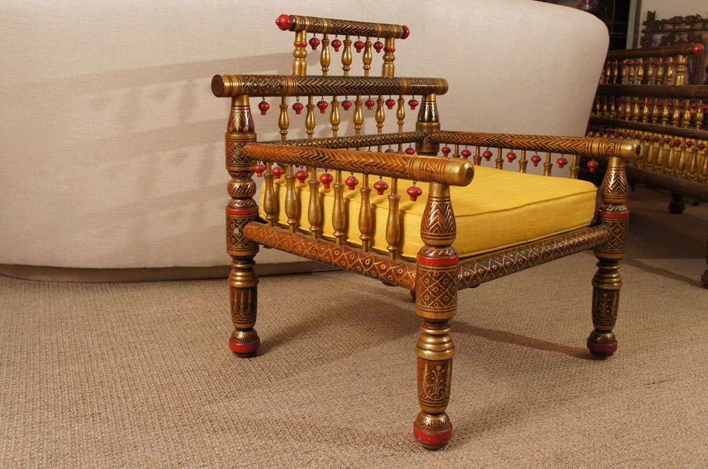 A Set of Sankheda Furniture at 1stDibs