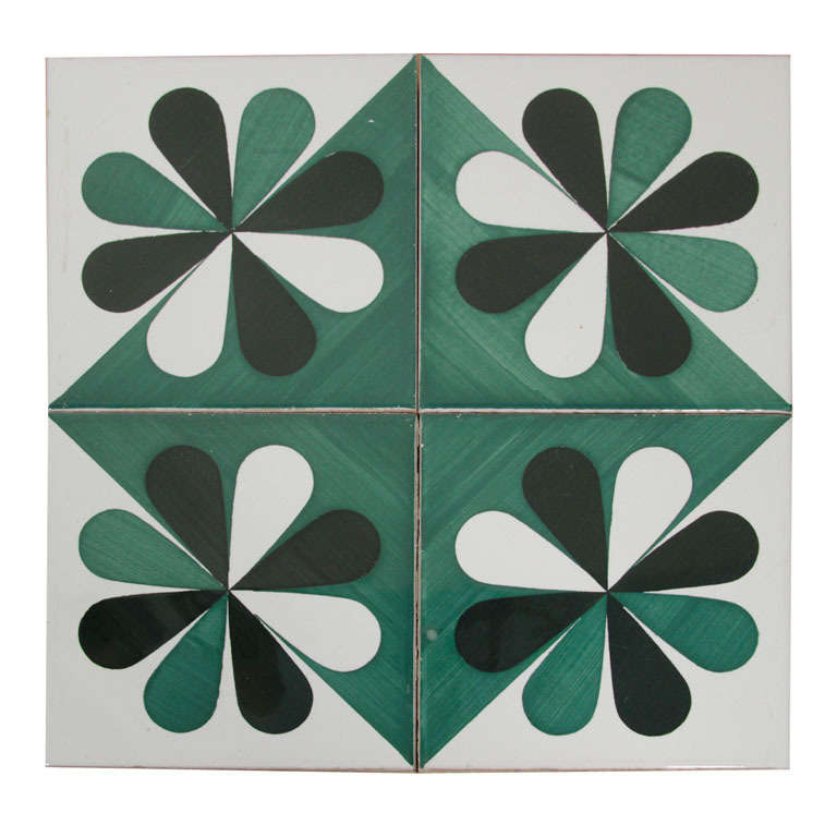 Ceramic Tiles by Gio Ponti at 1stDibs | gio ponti tiles, gio ponti ...