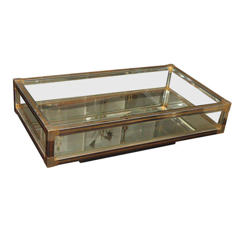 Coffee Table with Display Cabinet at 1stDibs