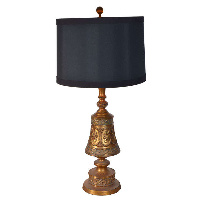 Beautiful Burnished Gold Leaf Over Cast Iron Base For Sale at 1stDibs